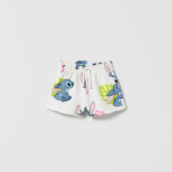 Zara | Bottoms | Zara Kids Limited Edition Lilo Stitch Surfer Disney ...
